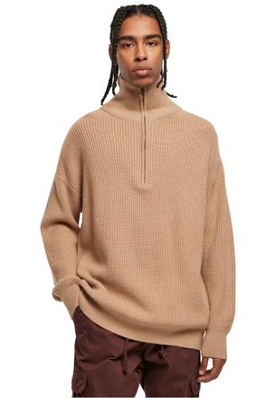 Urban Classics Mens TB5549-Oversized Knitted Troyer Sweatshirt, unionbeige, XXL