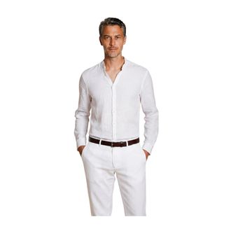 Mason's Homme, Chemises, Blanc, Taille: XL Porto Shirt