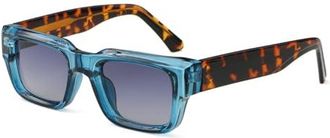 Generic Lunettes De Soleil UV400 &Agrave; Petite Monture For Hommes Et Femmes, Lunettes De Soleil For Tir De Rue En Plein Air, Vacances Et D&eacute;placements(Blue)