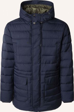 Hackett Daunenjacke H Lw Puffer blau