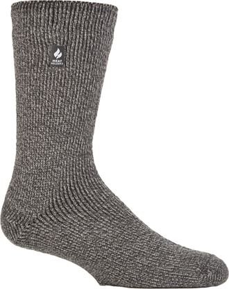Heat Holders SOCKSHOP Herren 2.9 TOG Merino Wolle Socken Packung 1 (DE/NL/SE/PL, Numerisch, 39, 45, Regular, Regular, Grauer Twist)