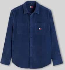 Tommy Jeans Regular Fit Cordhemd mit Logo-Patch