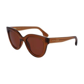 Victoria Beckham Femme, Accessoires, Brun, Taille: ONE Size Lunettes de soleil &agrave; monture inject&eacute;e avec verres d&eacute;grad&eacute;s