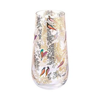 Sara Miller Sara Miller SM79259-XD Portmeirion Mittelgroße Vase Chelsea Collection Vogel im Baum, Porzellan