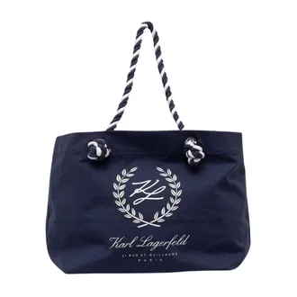 Karl Lagerfeld Femme, Sacs, Bleu, Taille: ONE Size Tote Bag