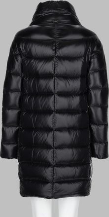 Herno Quilted Longline Down Jacket - Black