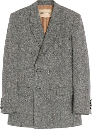 Valentino Garavani Doppelreihiger Blazer - Nude
