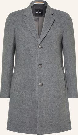 HUGO BOSS Wollmantel Hyde grau