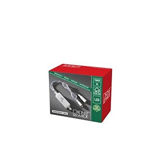 Konstsmide 3608-013, 6h Timer mit 6, 3 mm rundem DIN Stecker, nachr&uuml;stbar f&uuml;r alle Konstsmide LED Innenartikel mit Trafo bis max. 400 LEDs, nicht kompatibel mit 