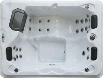 Sanotechnik Outdoorwhirlpool Diablo inkl. Abdeckung - 210 x 160 x 80cm