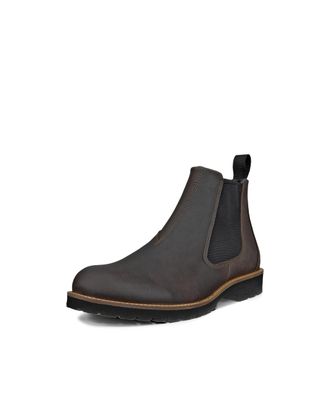 Ecco Jamestown Chelsea-Stiefel für Herren, Dunkel lehmfarben, 8.5 UK
