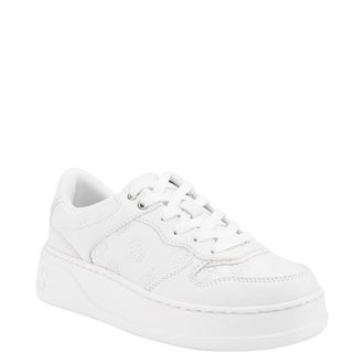 Guess Cleva Damen-Sneaker, Weiss/opulenter Garten, 37.5 EU