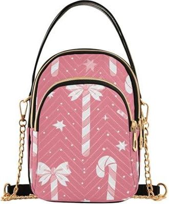 Mnsruu Sacs à bandoulière pour femme avec noeud en sucre dorge, rose sucre, sac à main, petit sac à bandoulière avec sangle réglable