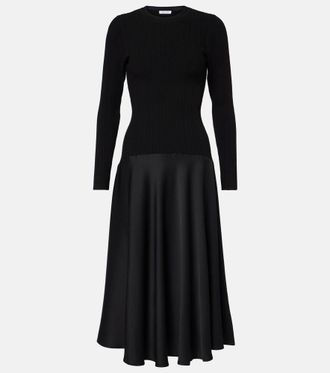 Veronica Beard Robe midi Vaughn en satin