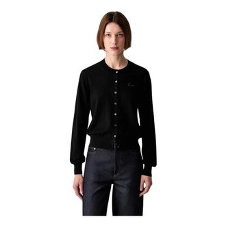 Kenzo Signature bestickte Strickjacke - - Knitwear - Damen - Schwarzk - L