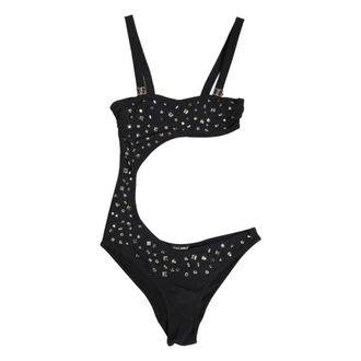 Dolce & Gabbana Bandeau-Einteiler - - Swimwear - Damen - Schwarzk - S