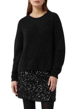 Comma Strickpullover mit Glitzerf&auml;den