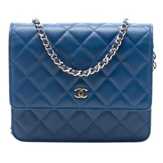 Chanel Pre-owned Wallet on Chain - - Pre-owned - Damen - Blau - ONE SIZE