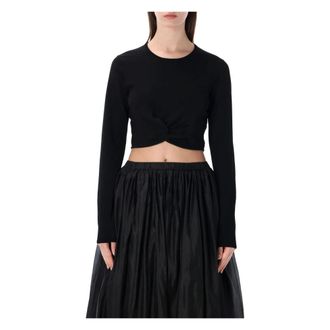 The Garment Madison Knot Top - - Knitwear - Damen - Schwarzk - S