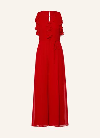 Phase Eight Jumpsuit Rachel Mit Volants rot