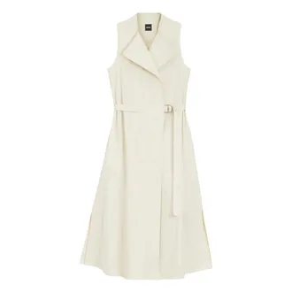 HUGO BOSS Femme, Robes, Beige, Taille: 40 FR Robe portefeuille Dimosa2