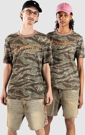 Deus Joyride Ringer T-Shirt ground cover green