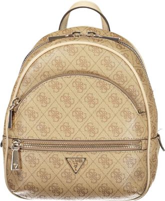 Guess Femme, Sacs, Beige, Taille: ONE Size Manhattan II Backpack
