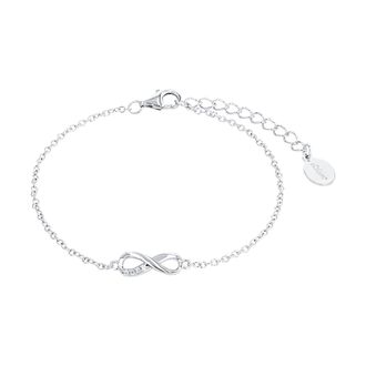 s.Oliver Damen Armkette Infinity, 925er Sterling Silber rhodiniert
