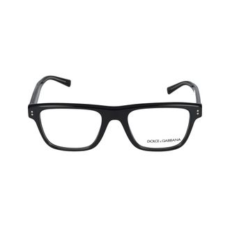 Dolce & Gabbana Homme, Accessoires, Noir, Taille: 53 MM Lunettes Élégantes 0Dg3362 501