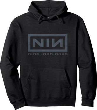 Nine Inch Nails Offizielles Nine Inch Nails Black On Black Logo Pullover Hoodie