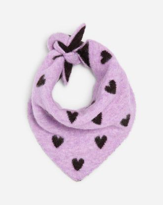 Arket Strickschal Aus Wollmischung -Lila