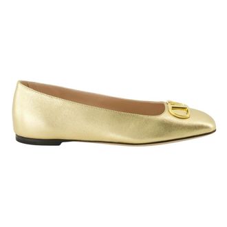 Valentino Garavani VLogo Signature Ballerina - - Shoes - Damen - Gelb - 37 EU