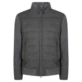 Herno Resort Jacke in Woll-Knickerbocker - - Jackets - Herren - Grau - L