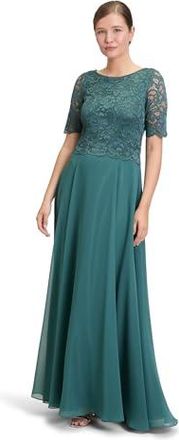 Vera Mont Damen Robe de soirée en Dentelle Dark Emerald 50