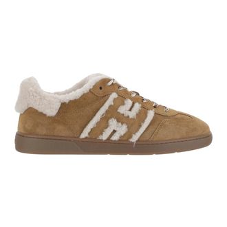 Hogan Femme, Chaussures, Brun, Taille: 41 EU Baskets Cool en Daim