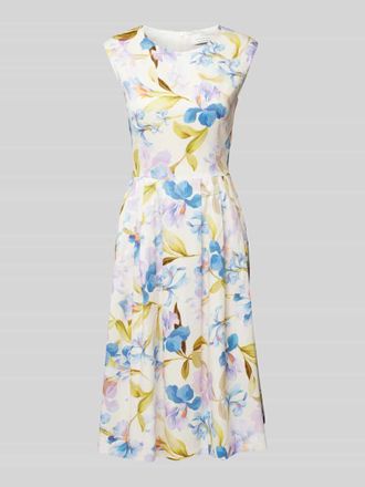 Eterna Knielanges Kleid mit gelegten Falten