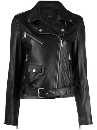 Arma veste de moto &agrave; fermeture zipp&eacute;e - Noir