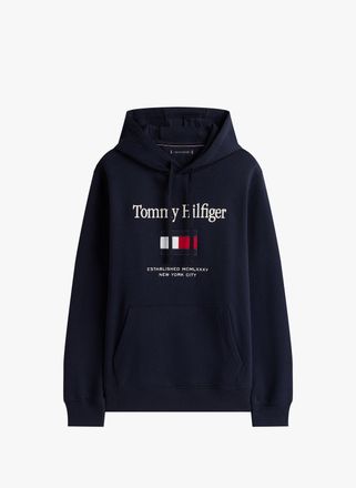 Tommy Hilfiger Sweat &agrave; capuche avec logo brod&eacute;