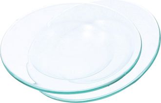 Holibanna 2 St&uuml;ck Teiliges Transparentes Glas wachsschmelzsch&auml;lchen Hitzebest&auml;ndig f&uuml;r Aromatherapie Duft&ouml;lhalter Aromalampe Ersatzschale Vielseitig Einsetzbar 