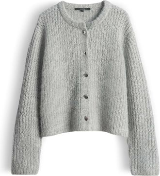 someday Damen Jacke | TIAH Loose Blouson mit Glanz Effekt Hazy Fog Melange, 38