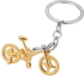 Generic Hitburu Porte-Clés Vélo pour Passionné de Cyclisme, Porte-Clefs en de Zinc en Forme de Vélo, Porte-Clés Classique Compact Cadeau pour Adolescents Adul