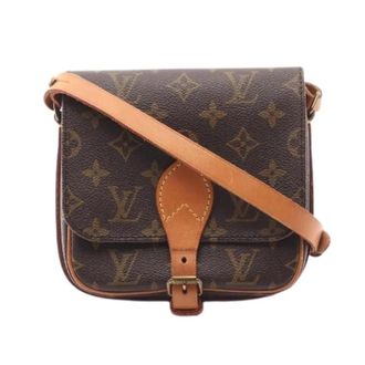 Louis Vuitton Pre-owned Cartouchiere PM Monogram Umh&auml;ngetasche - - Pre-owned - Damen - Braun - ONE SIZE