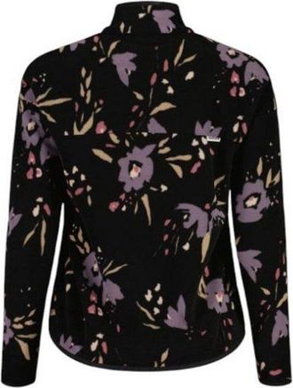 Maloja Fleecejacke Fleecepullover BocanaM Full-Zip schwarz/blume Damen