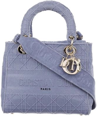 Dior Hobo Bags - Medium Canvas Cannage Lady D Lite - Gr. unisize - in Orange - f&uuml;r Damen