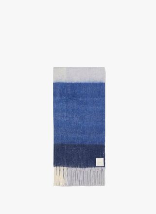 Calvin Klein Echarpe &agrave; carreaux en laine m&eacute;lang&eacute;e