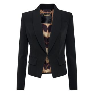 Philipp Plein Femme, Vestes, Noir, Taille: 40 FR Blazer Ajust&eacute;