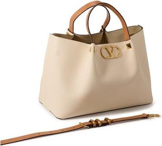 Valentino Sac &agrave; main cabas en cuir de veau