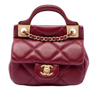 Chanel Pre-owned Quilted Mini Satchel - - Pre-owned - Damen - Rot - ONE SIZE