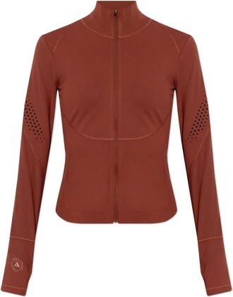 adidas by Stella McCartney Femme, Sport, Brun, Taille: 40 FR SweaT-shirt dentra&icirc;nement avec logo