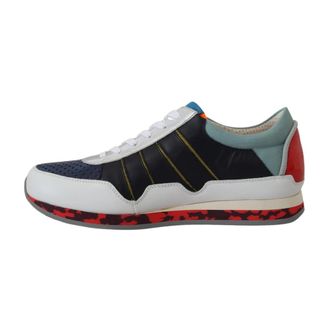 Dolce & Gabbana Multicolor Low Top Logo Sneakers - - Shoes - Herren - Mehrfarbig - 41 EU